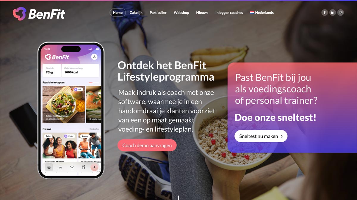 Software für Personal Trainer - BenFit